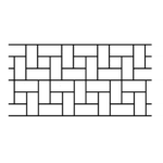Flanders Weave Concrete Stencil | Duraamen