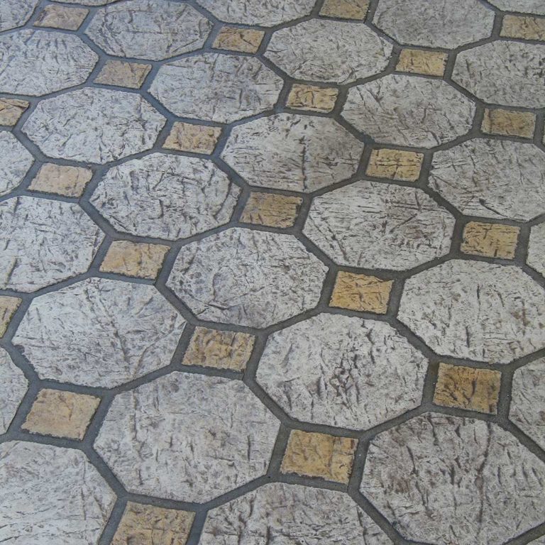 Octagon Tile Concrete Stencil | Duraamen