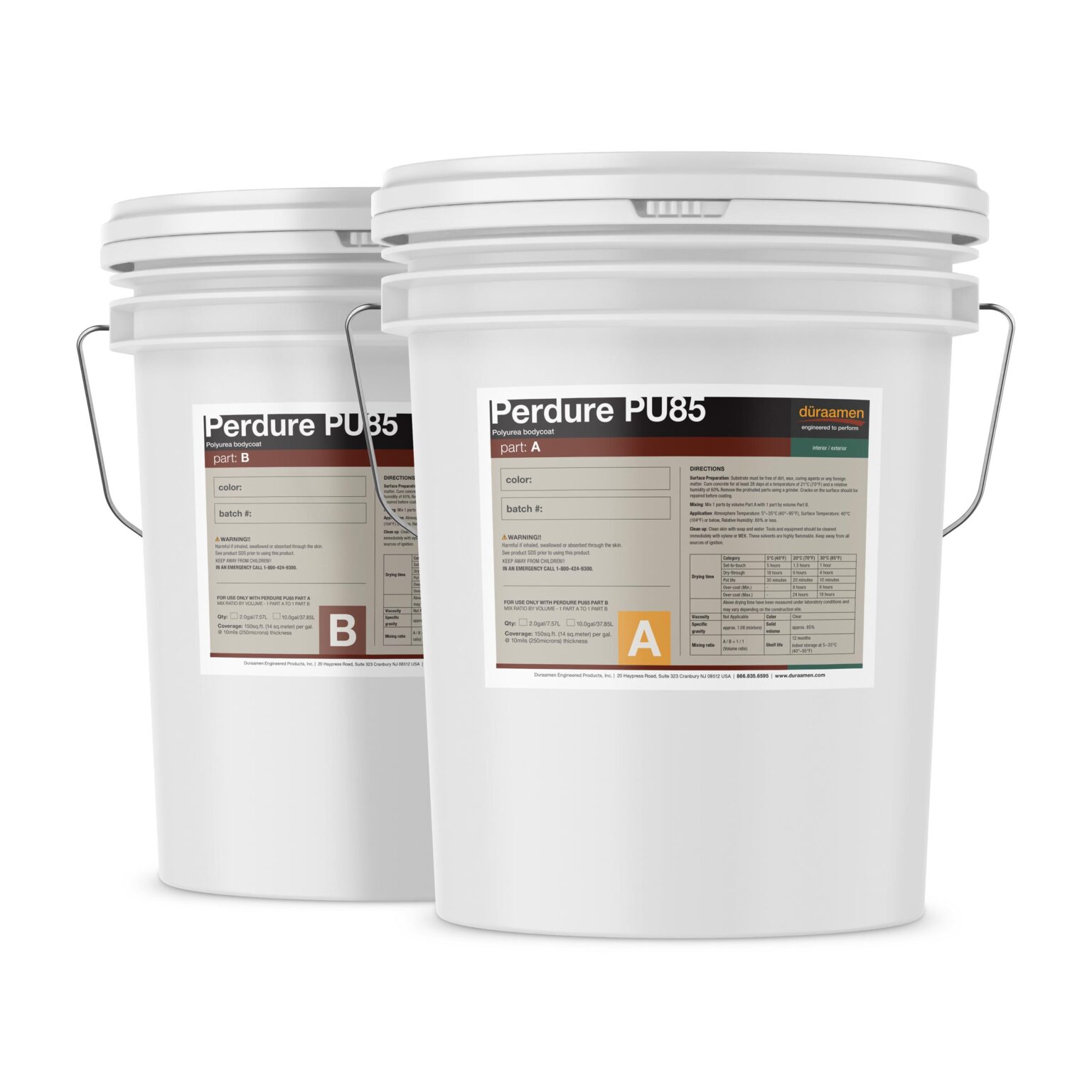 Perdure PU85 – Low-VOC, UV Stable Polyurea Coating for Concrete Floors