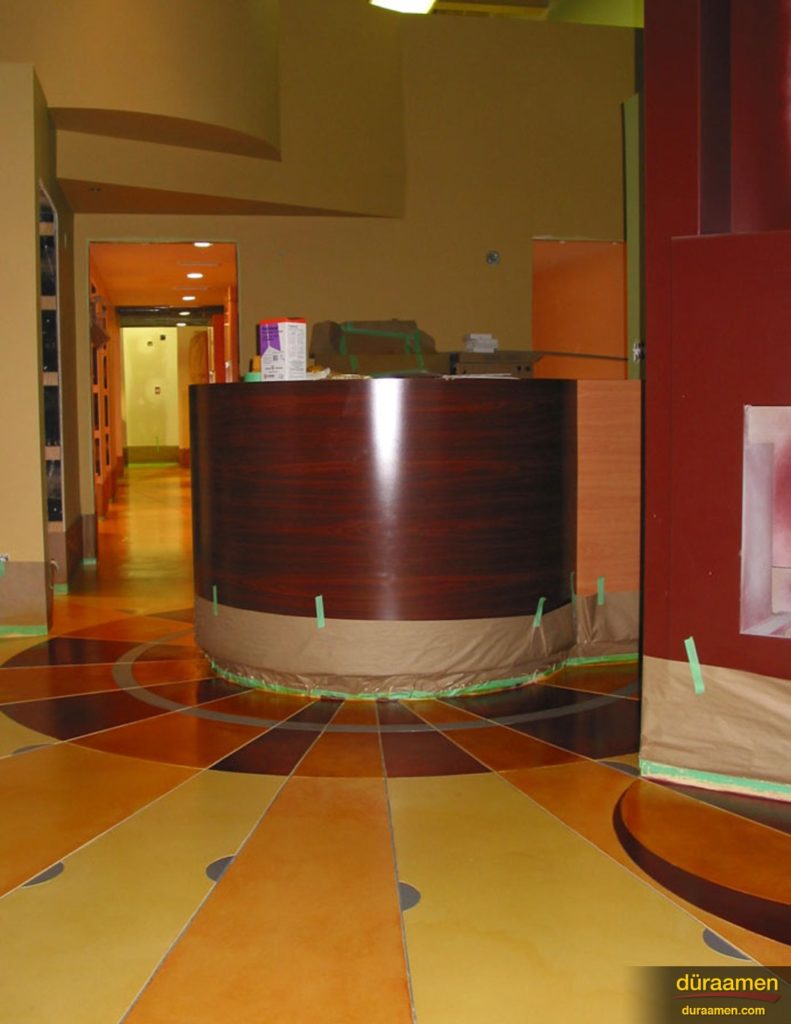 Pictures of Various Projects using Concrete Dyes and Stains