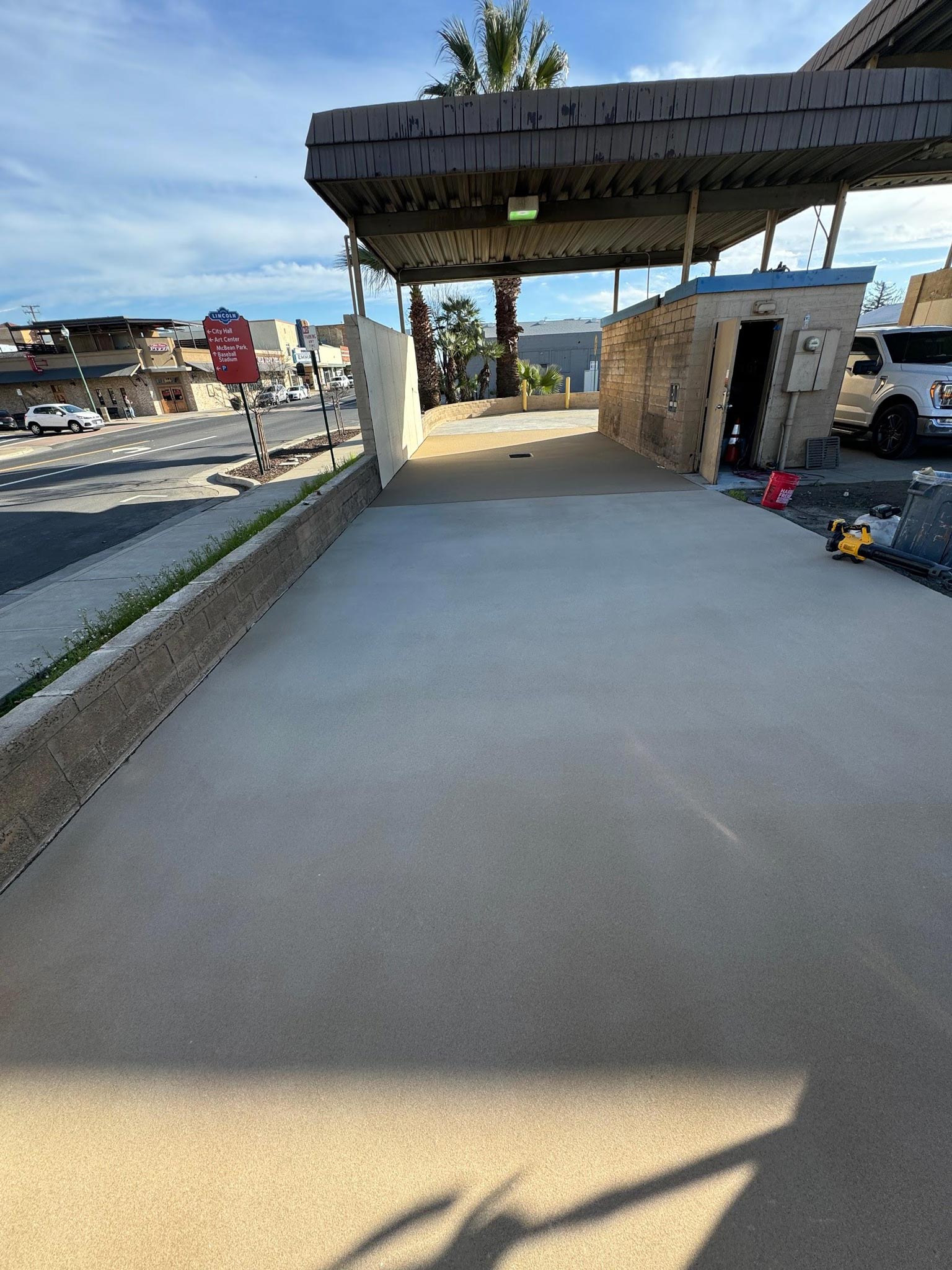 Urethane Cement Floor Installation in a California Car Wash Bay ...