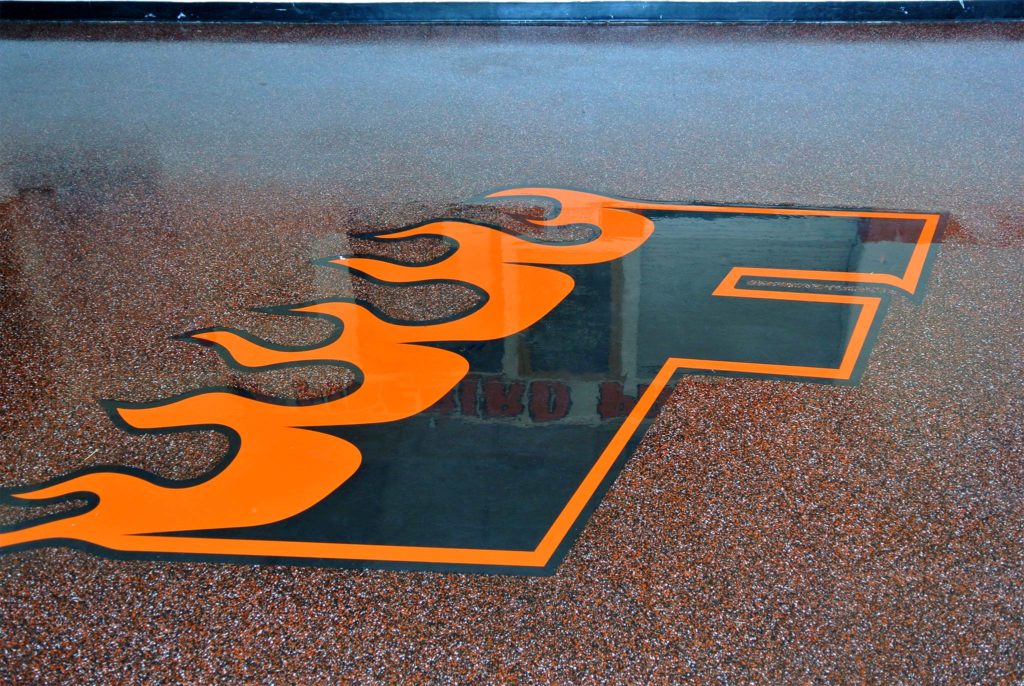 Endura Vinyl Chip Flooring using Epoxy & Polyaspartic Resins