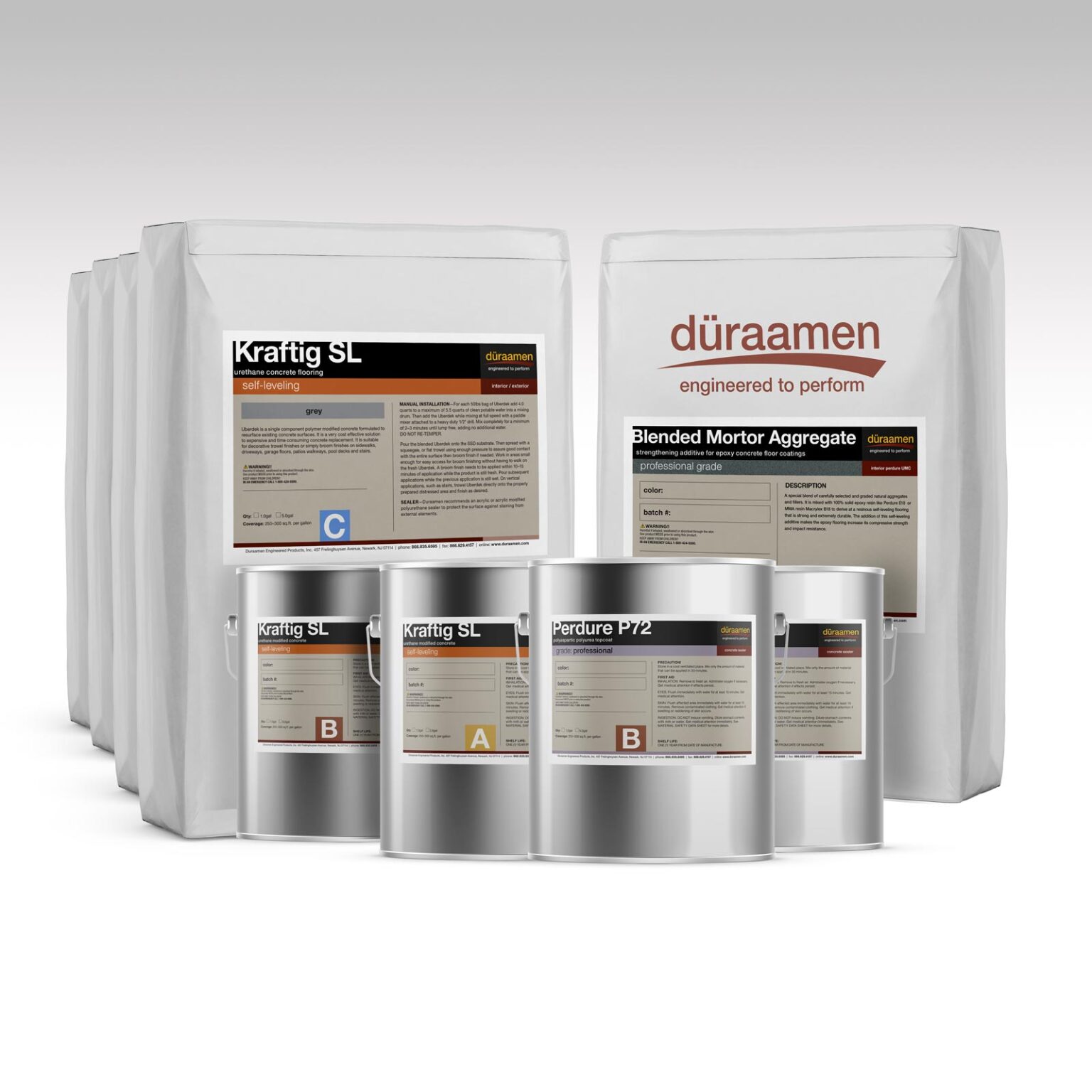 Kraftig SL Self-Leveling Urethane Concrete Kit