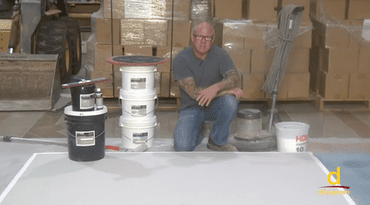 How to install Polished Concrete over Gypsum using Skraffino?